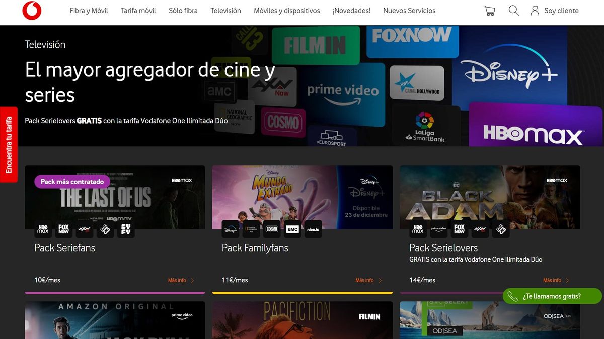 Novedades para los clientes de Vodafone TV en agosto: dos nuevos ...