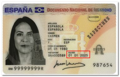 Cómo obtener las fechas de validez y expedición del DNI