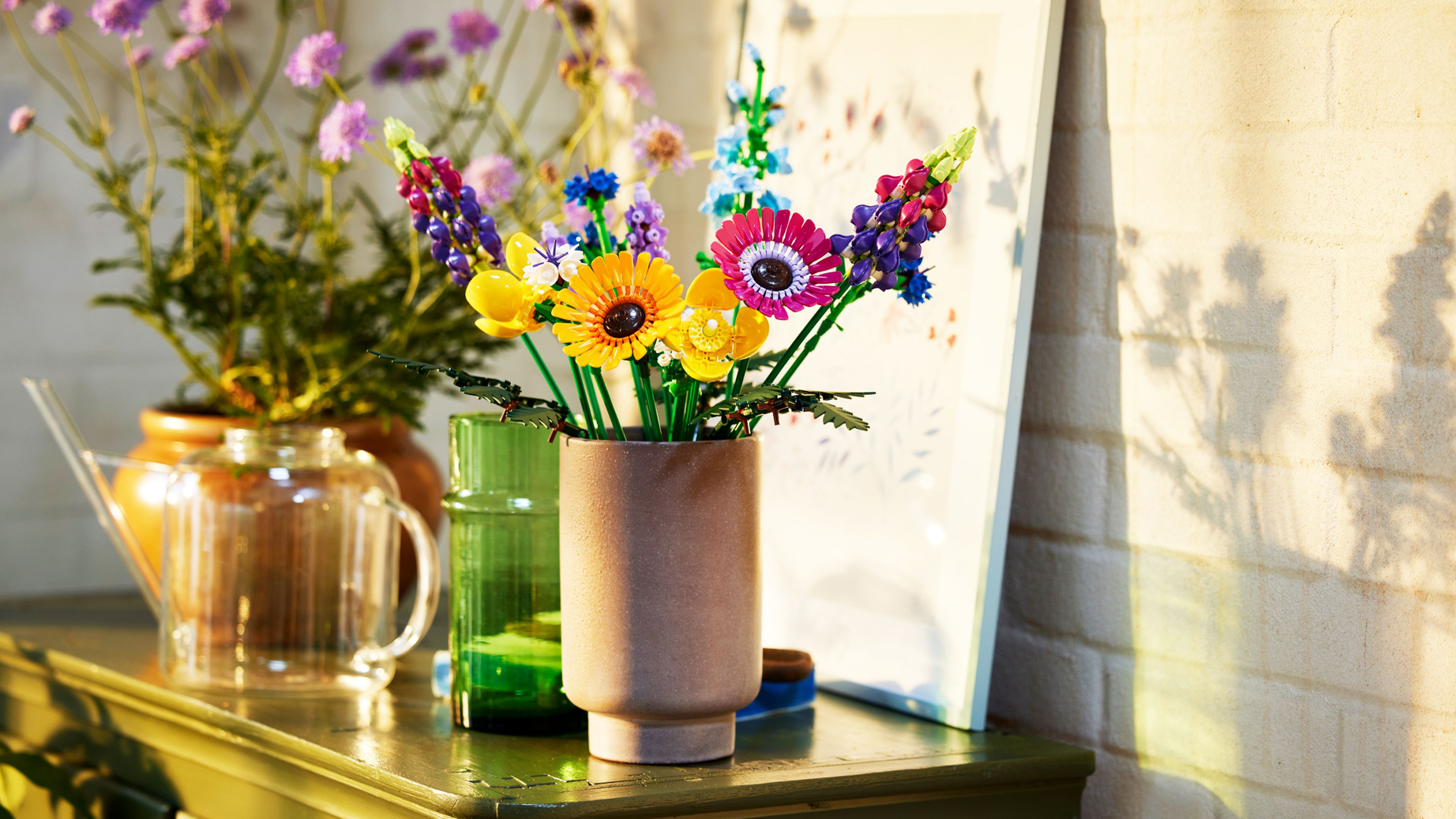 Tres ramos de flores LEGO rebajados que en San Valentín pueden ser un ...