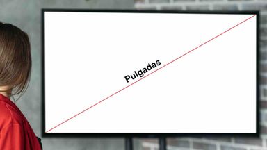 Cómo se miden las pulgadas de un televisor